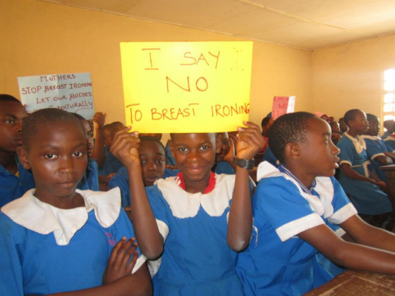 An activist fights breast ironing, a ritual mutilation practice of ...